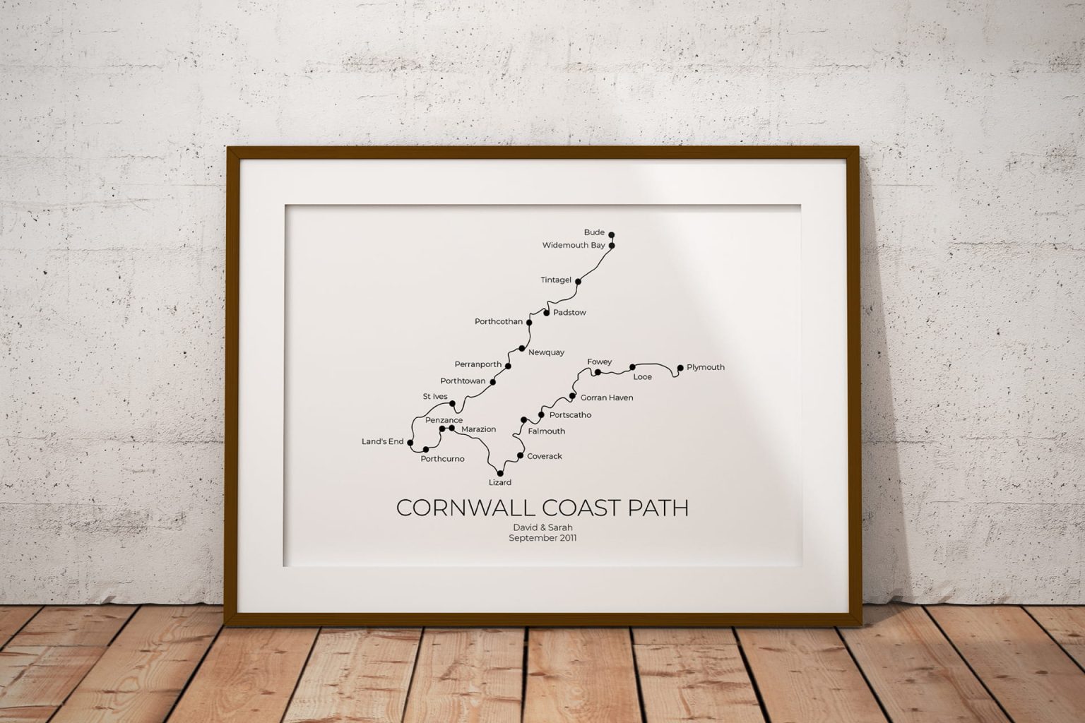 Cornwall Coast Path Art Print - In from the Wild