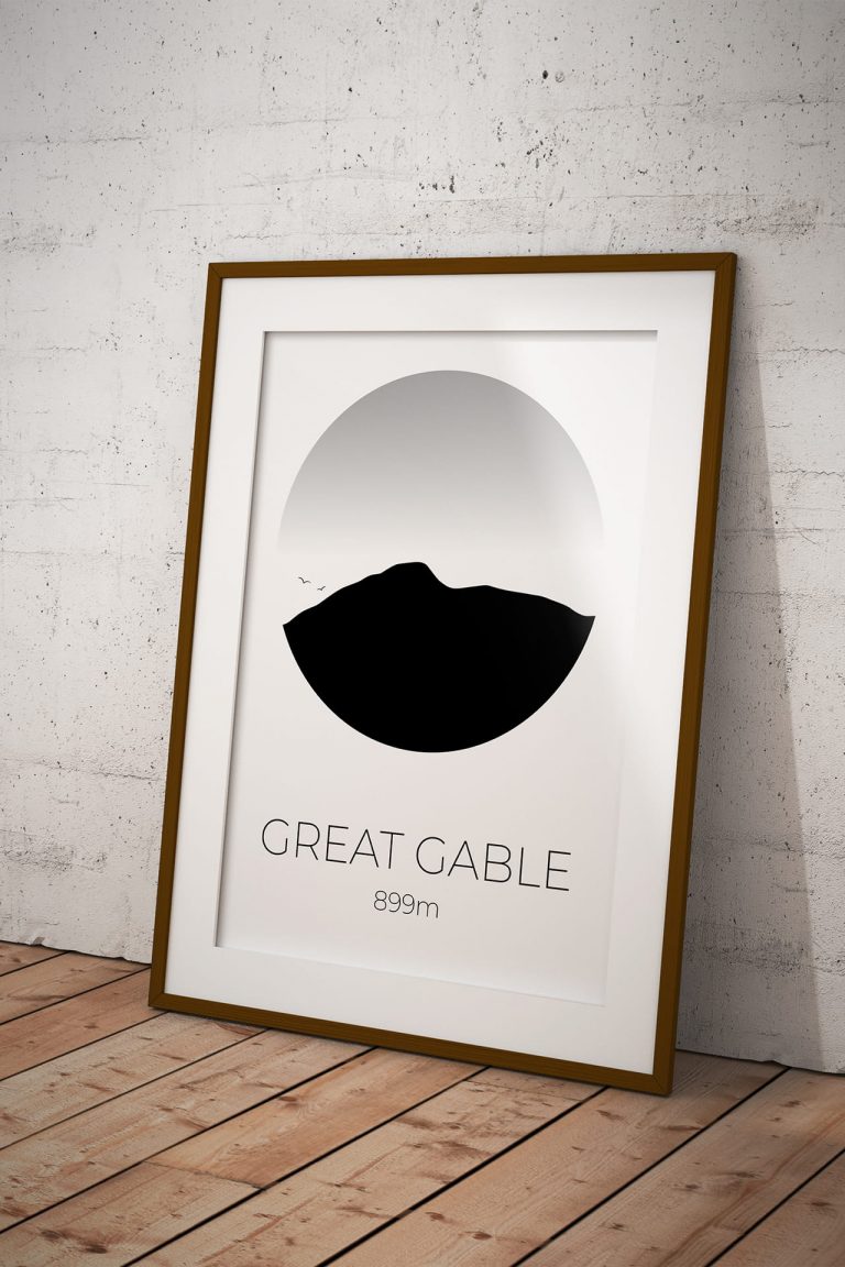 Great Gable Art Print - In from the Wild