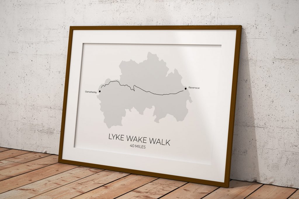 Lyke Wake Walk Shaded Art Print - In from the Wild